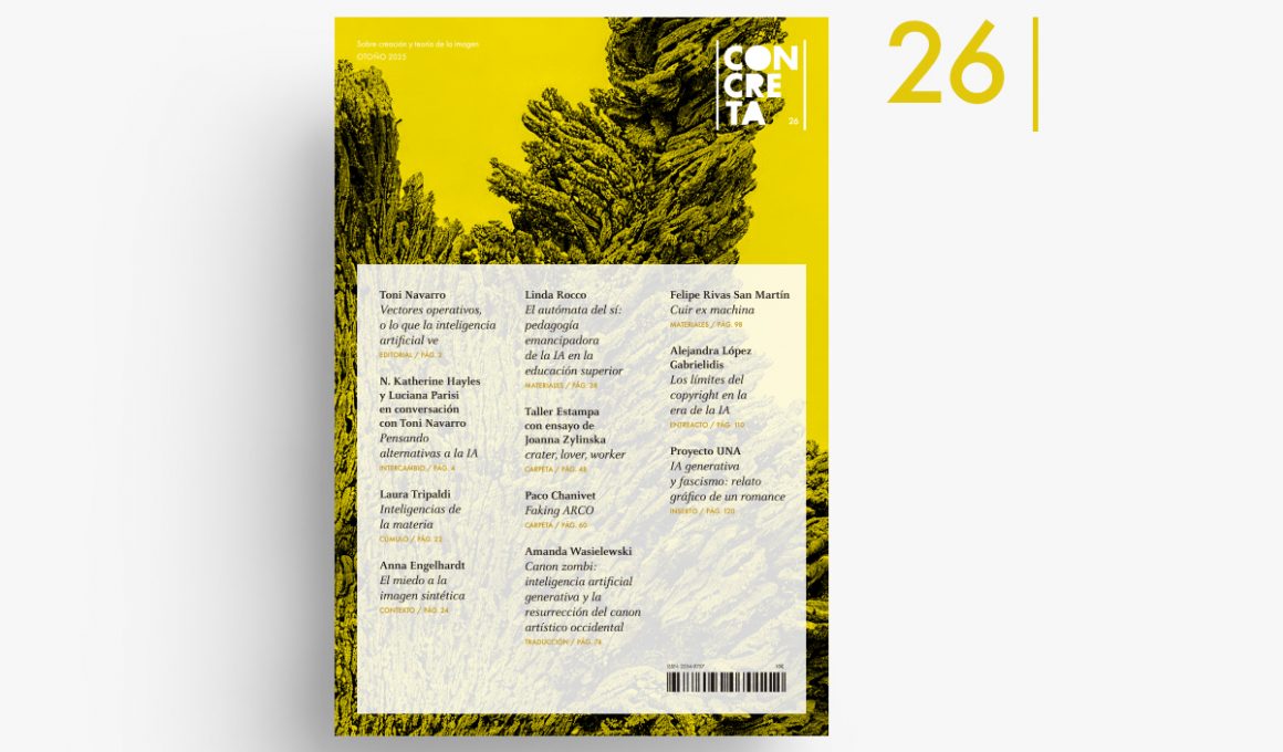 EDITORIAL Concreta 26, Operational Vectors, or What Artificial ...
